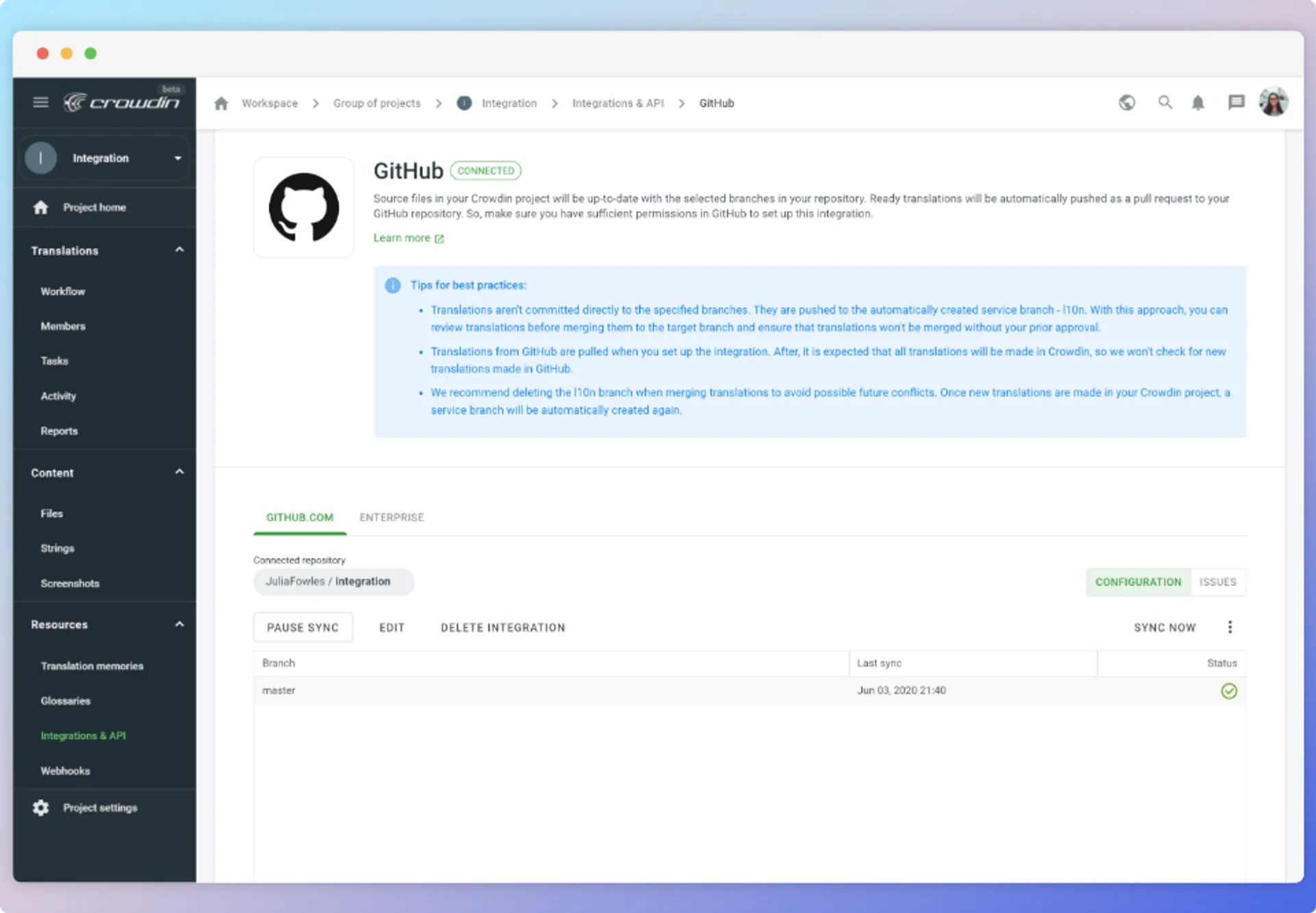 GitHub + Crowdin | Translate & localize your content GitHub + Crowdin | Translate & localize your content