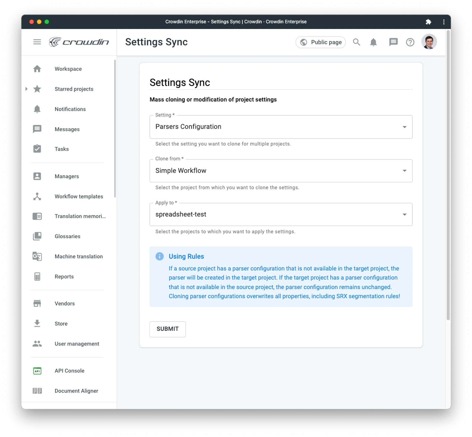 Settings Sync - Crowdin Marketplace Settings Sync - Crowdin Marketplace