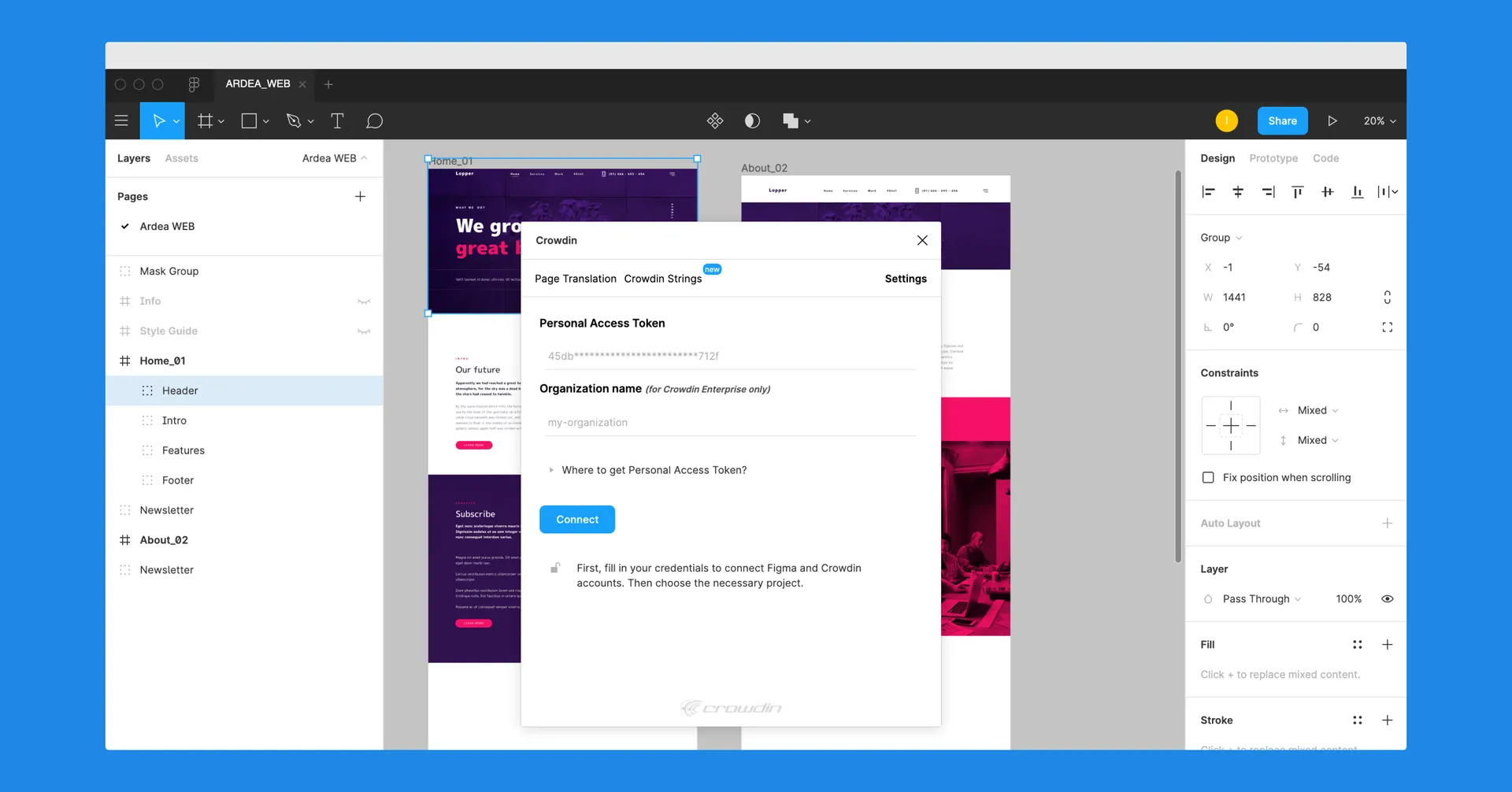 Crowdin + Figma. Translation plugin for multilingual designs