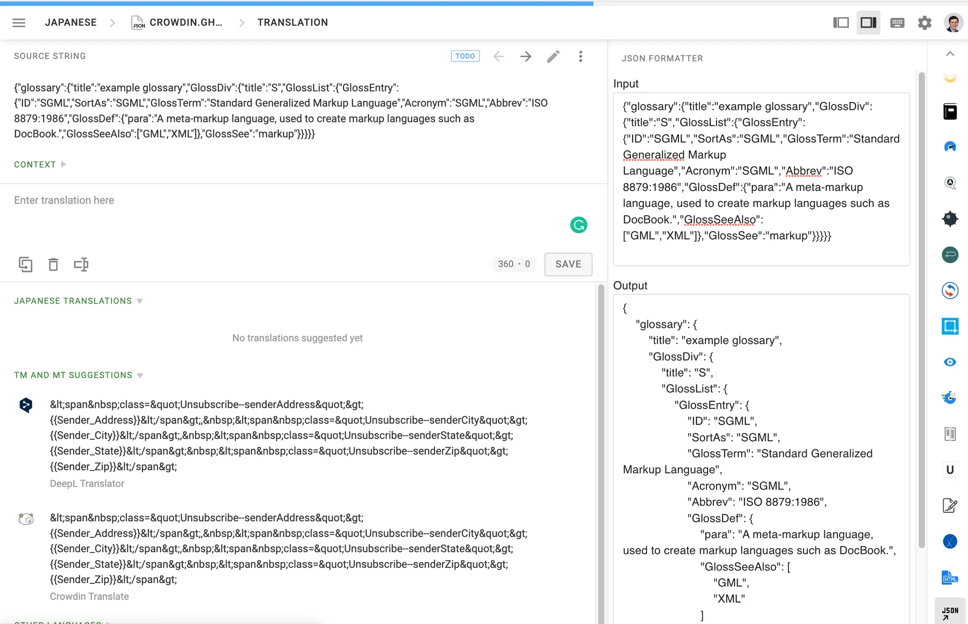 Translator Toys. JSON Formatter Translator Toys. JSON Formatter
